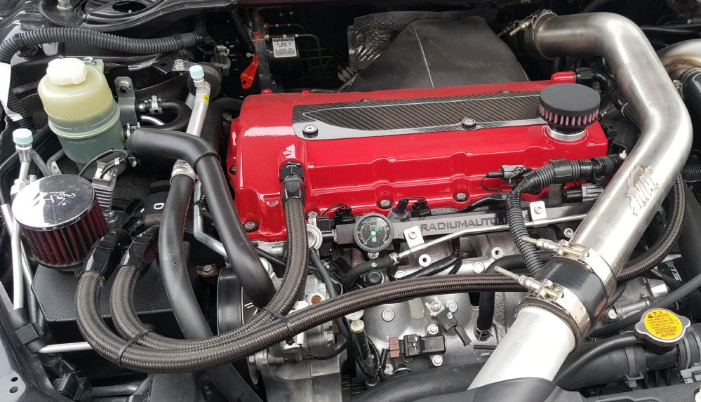 CFM Performance Billet Valve Cover Breather Kit for Evo X & Ralliart ...